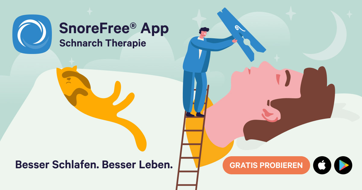 SnoreFree App - Schnarchen therapieren
