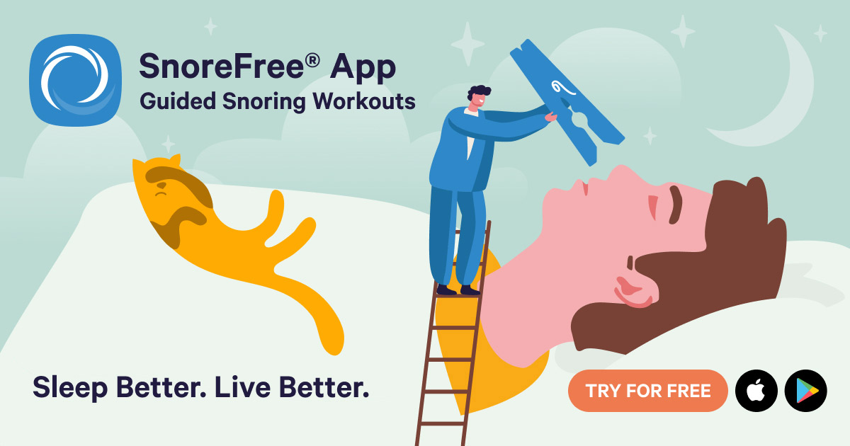 SnoreFree App - Guided Snoring Workouts
